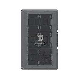 HORI Game Card Case 24, Aufbewahrung schwarz/transparent Typ: Schutzhülle Geeignet für: Nintendo Switch Material: Kunststoff