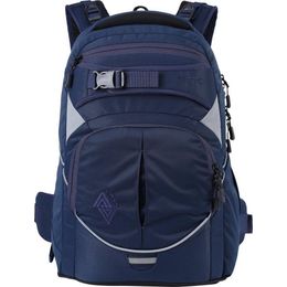 Nitro Schulrucksack Superhero, für Schule und Freizeit, blau