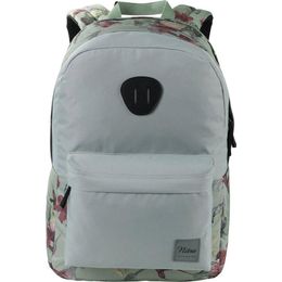 Nitro Freizeitrucksack Urban Plus, Daypack, Streetpack im Retro-Look, Alltagsrucksack, Schulrucksack, grün