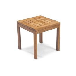 MUESING GMBH & CO KG Beistelltisch Squareside 45x45 cm / 45 c m hoch Teakholz/natur SonnenPartner