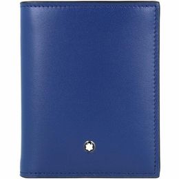 Montblanc Meisterstück Geldbörse Leder 9 cm blue