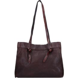 Campomaggi Schultertasche Leder 35 cm moro