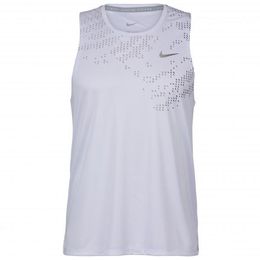 Nike - Dri-Fit UV Rdvn Miler Tank Print - Tank Top Gr S beige/weiß