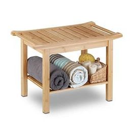 Relaxdays Sitzbank 10020949_0 braun Holz 66,0 cm