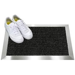 SZ Metall Fußmatte schwarz 50,0 x 70,0 cm
