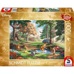 Schmidt Spiele Puzzle Disney Dreams Collection - Winnie The Pooh, Thomas Kinkade Studios, 1000 Puzzleteile, Made in Europe, bunt