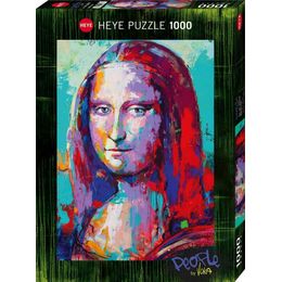Heye Puzzle Mona Lisa, 1000 Puzzleteile, Made in Germany, bunt
