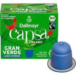 Dallmayr Capsa Gran Verde Lungo Intenso Kaffeekapseln Arabicabohnen kräftig 10 Portionen