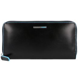 Piquadro Blue Square Geldbörse Leder 18 cm schwarz