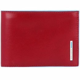 Piquadro Blue Square Geldbörse Leder 12,5 cm rot