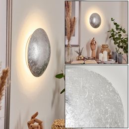 hofstein Storkyro Wandleuchte LED Silber, 1-flammig