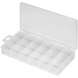 goobay Plastikleerbox mit 18 Fächern