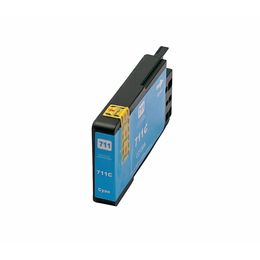 ABC Tintenpatrone (Kompatible Druckerpatrone für HP 711 Cyan Designjet T120 T520 24, HP DesignJet T120 T125 T130 T520 24 Inch 36 T525 T530)