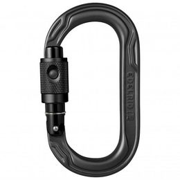 Edelrid - Oval Power 2500 Permalock - Verschlusskarabiner schwarz/grau