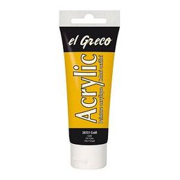 Kreul el Greco Acrylfarbe gold 75,0 ml