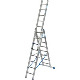 Krause Vielzweckleiter 'Stabilo' 3 x 8 Sprossen, 5,20 m