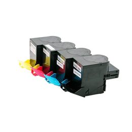 ABC Tonerkartusche, (Kompatibles Set 4x Toner für Lexmark CX310 Series CX310dn CX310n