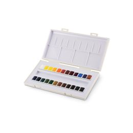 Hobby Welt kreativ Kreativset SENNELIER „La petite Aquarelle“ Aquarell-Reisesets mit 24 1/2 Näpfe