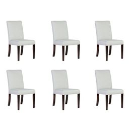 JVmoebel Stuhl 6x Stühle Stuhl Polster Design Lounge Sitz Lehn Garnitur Sessel Neu