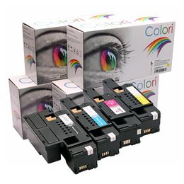 Colori Tonerkartusche, (Kompatibles Set 4x Toner für Xerox Phaser 6000 6010 6010N WorkCentre