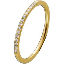 CH.ABRAMOWICZ Goldring Memoire Ring Gelbgold 585 14 Karat 15 Diamanten 0