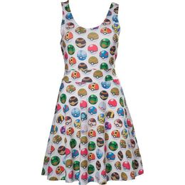 Nintendo Druckkleid POKEMON Kleid Nintendo All Over Sommerkleid Damen und Mädchen Erwachsene + Jugendliche Gr. S M L XL