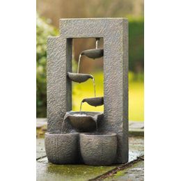 AcquaArte Gartenbrunnen Bern, 34 cm Breite, beige|grau