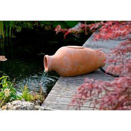 Ubbink Gartenbrunnen Amphora, 30 cm Breite, (inkl. Pumpe, Filtermedien und Anschlussmaterial), rot
