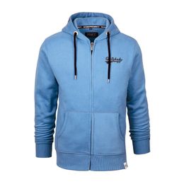 Spitzbub Zip-Up Hoodie 'Klaus ' male Blue size XL