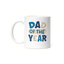 Hey!Print Tasse Dad Of The Year Tasse Bester Papa Vatertag Geschenkidee Weltbester Dad