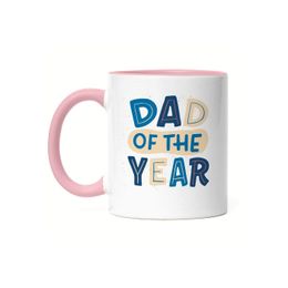 Hey!Print Tasse Dad Of The Year Tasse Bester Papa Vatertag Geschenkidee Weltbester Dad