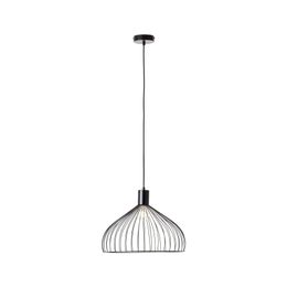 Brilliant Lampe, Blacky Pendelleuchte 40cm schwarz matt, 1x A60, E27, 40W, Kabel kürzbar / in der Höhe einstellbar