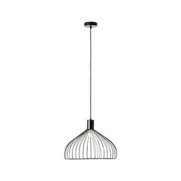 Brilliant Lampe, Blacky Pendelleuchte 40cm schwarz matt, 1x A60, E27, 40W, Kabel k&uuml;rzbar / in der H&ouml;he einstellbar