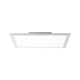 Brilliant Flat LED Deckenaufbau-Paneel 40x40cm silber 1x LED integriert, 24W LED integriert, (Lichtstrom: 2500lm, Lichtfarbe: 2800-6500K)