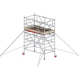 Altrex Fahrgerüst RS TOWER 42 breit mit Safe-Quick®, Holzplattform, Länge 1,85 m, Arbeitshöhe 4,20 m