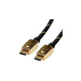 Roline Gold Videokabel, DisplayPort-Stecker - DisplayPort-Stecker, 7680 x 4320, 3m - 11.04.5922
