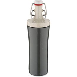 Koziol Trinkflasche PLOPP TO GO, recycelbar,melaminfrei,CO² neutral produziert,biozirkulär,425ml, grau