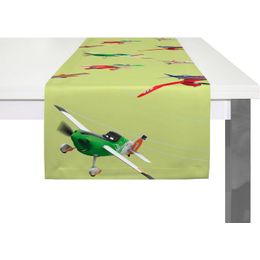 WIRTH Tischläufer Planes Action (1-tlg), Walt Disney, grün