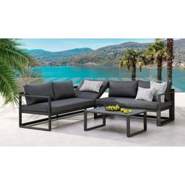 Best Gartenlounge-Set Rhodos, grau