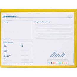 BOI Patienten-Dokumentationsmappe Professional-Line DIN A4 quer gelb