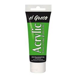 Kreul el Greco Acrylfarbe neongrün 75,0 ml