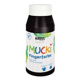 Kreul MUCKI Fingerfarbe schwarz 750,0 ml