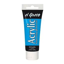 Kreul el Greco Acrylfarbe azurblau 75,0 ml