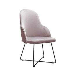 JVmoebel Stuhl, Design Stühle Stuhl Sitz Praxis Ess Zimmer Textil Stoff Polster