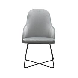 JVmoebel Stuhl Moderne Lehnstühl Gruppe 4 Stühle Set Grüne Polster Armlehne Design