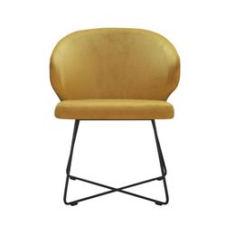 JVmoebel Stuhl Moderne Lehnstühle Gruppe 8 Stuhl Set Garnitur Gelbe Polster