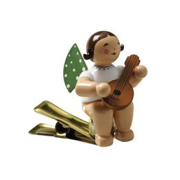 Wendt & Kühn Wendt & Kühn Weihnachtsfigur Engel mit Mandoline auf Klemme 650/90/4