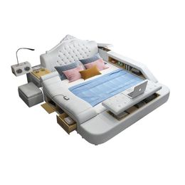 JVmoebel Bett, Multifunktion Bett Betten Ehebett Doppelbett Polsterbett Schlafzimmer