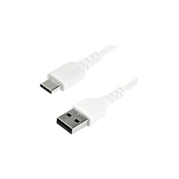 StarTech.com 2 m / 6.6ft. USB 2.0 to USB C Cable - White - Aramid Fiber - USB-C cable - 2 m