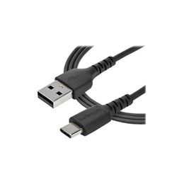 StarTech.com 1 m / 3.3ft. USB 2.0 to USB C Cable - Black - Aramid Fiber - USB-C cable - 1 m